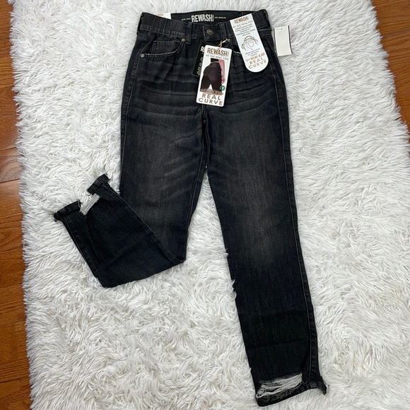 Rewash | Pants & Jumpsuits | Rewash Brand Real Curve Jeans Black Carbon ...